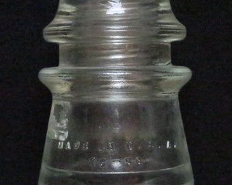 Vintage 1910s Hemingray 40 Aqua Glass Electrical Insulator - Etsy
