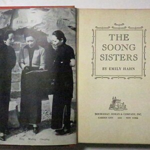 The Soong Sisters by Emily Hahn, 1942, 1st Edition - Etsy
