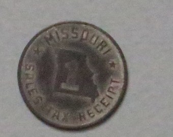 Missouri Sales Tax Receipt Coin - Etsy