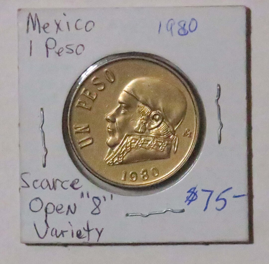 Mexico 1 Peso, 1980 - Etsy