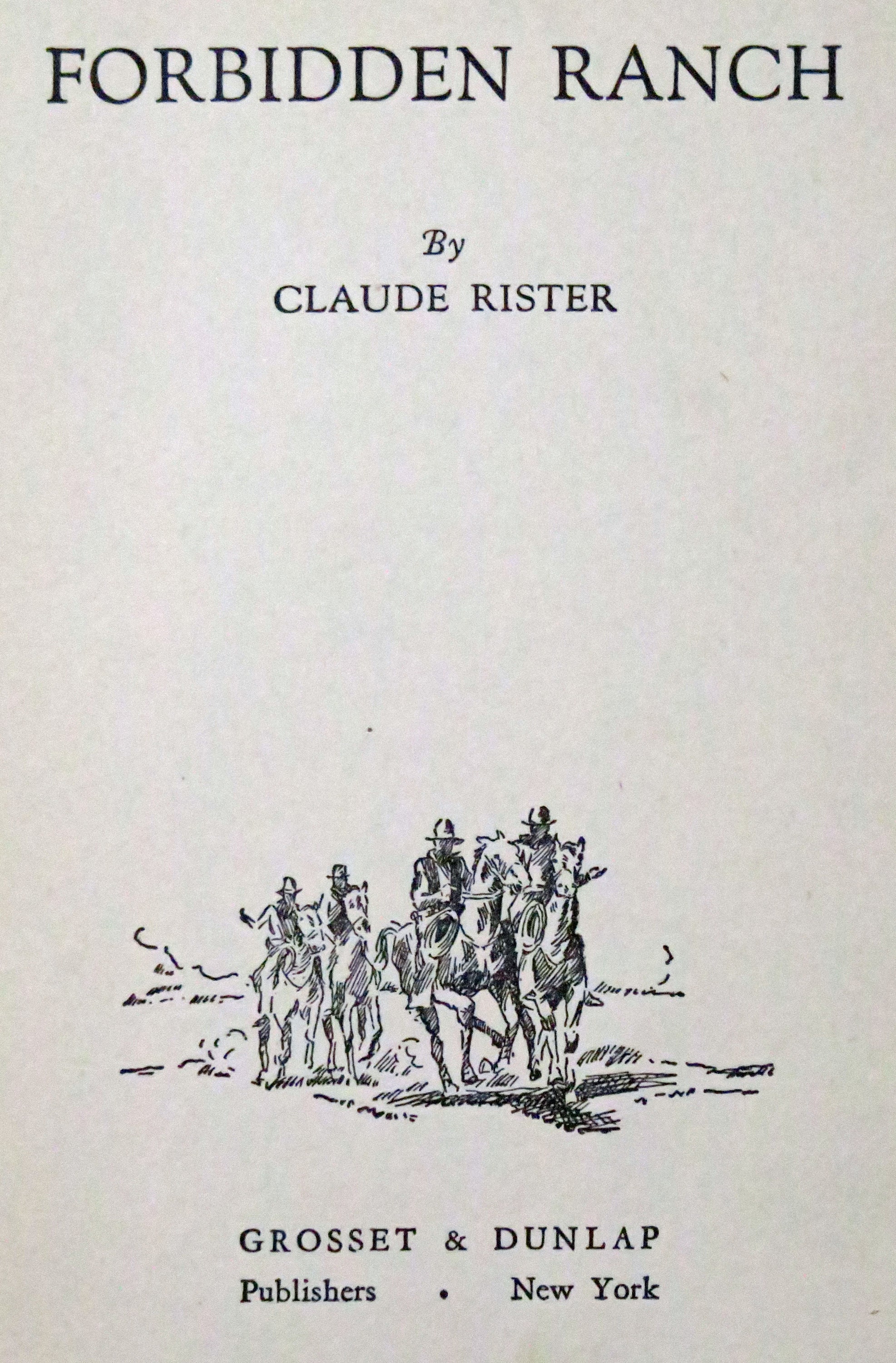 Forbidden Ranch by Claude Rister, 1933 - Etsy