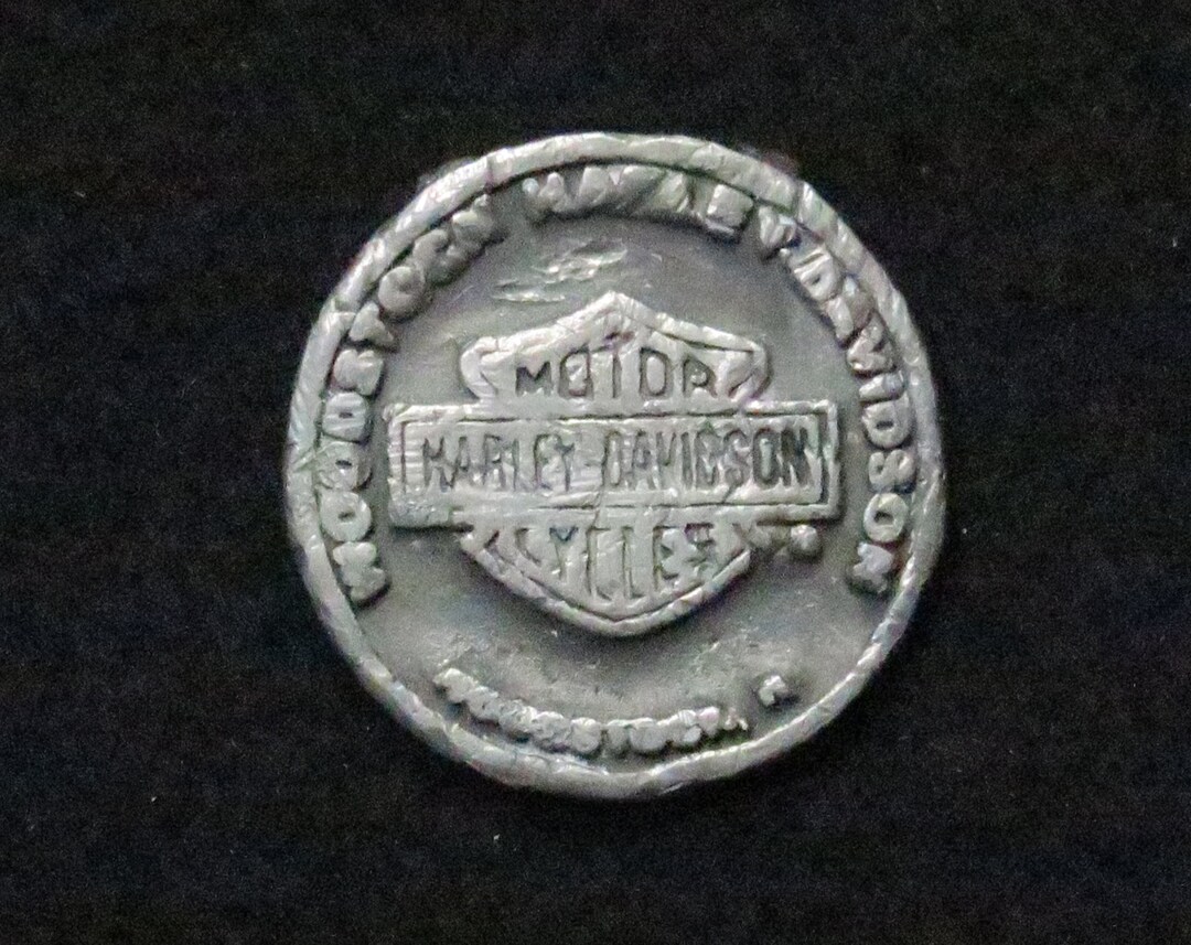 Harley Davidson Token, Woodstock Motors - Etsy