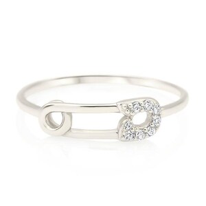 Safety Pin Ring - Etsy