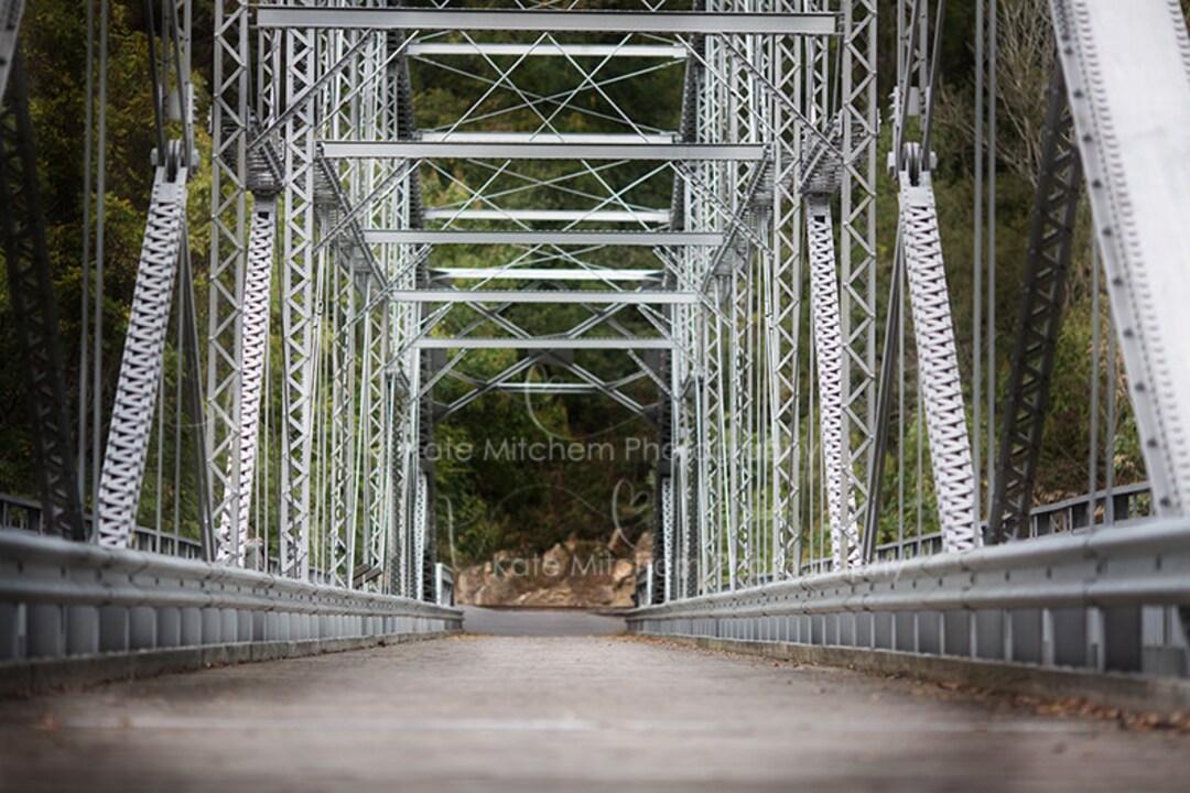Digital Backdrop of Steel Bridge - Etsy