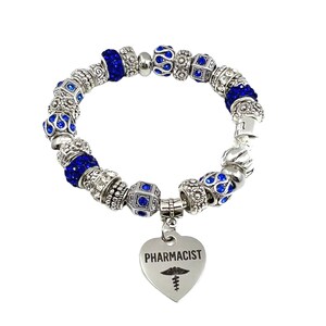 Pharmacist RX Pharmacy Charm Bracelet - Etsy