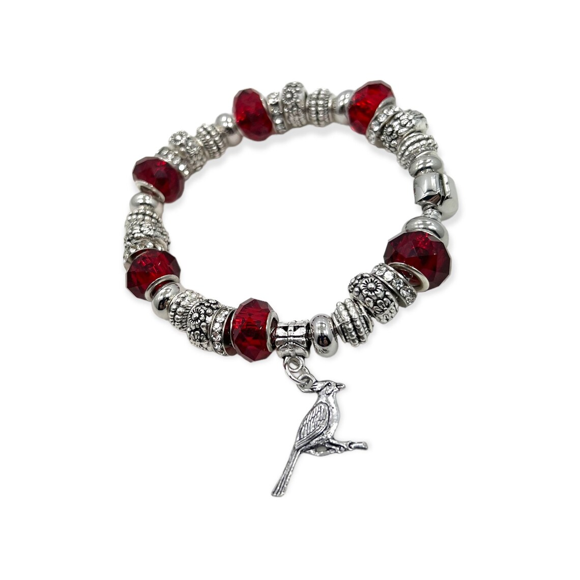 Cardinal Charm Bracelet - Etsy