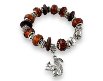 Squirrel Bracelet Jewelry Sterling Silver Handmade Squirrel Bracelet ...