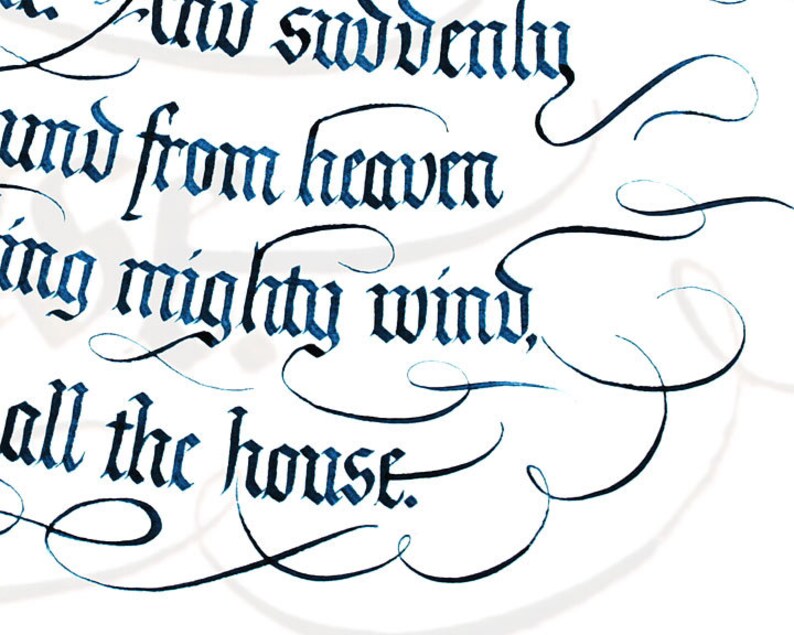 Rushing Mighty Wind Acts 2:1-2 | Etsy