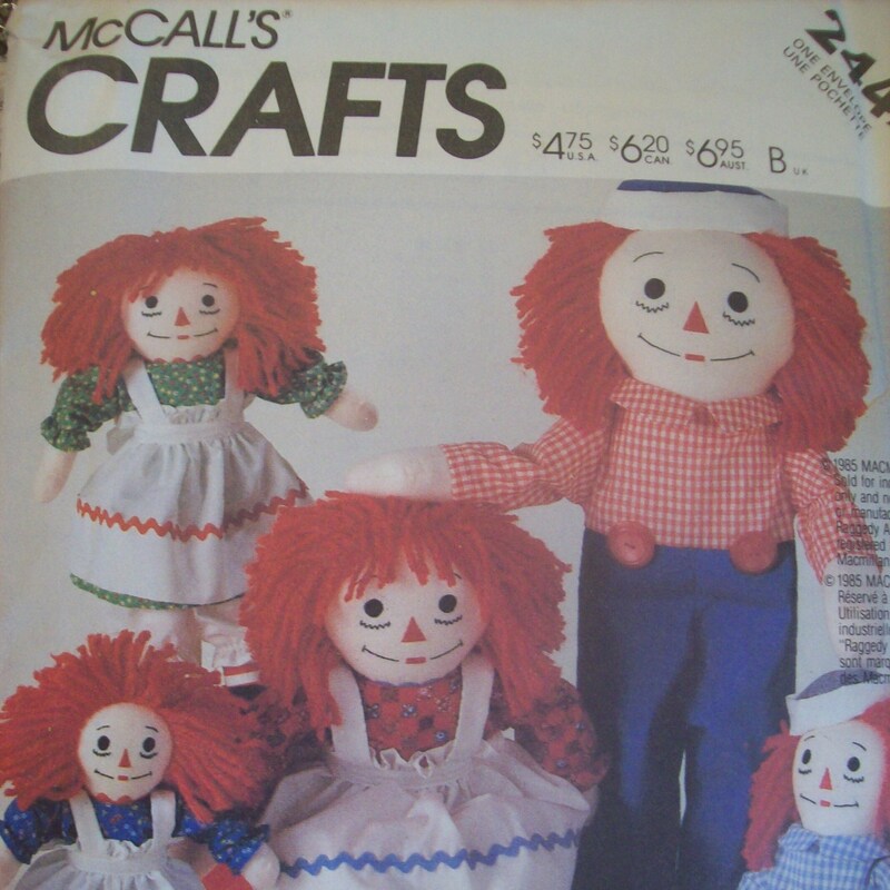 Raggedy Ann Pattern - Etsy