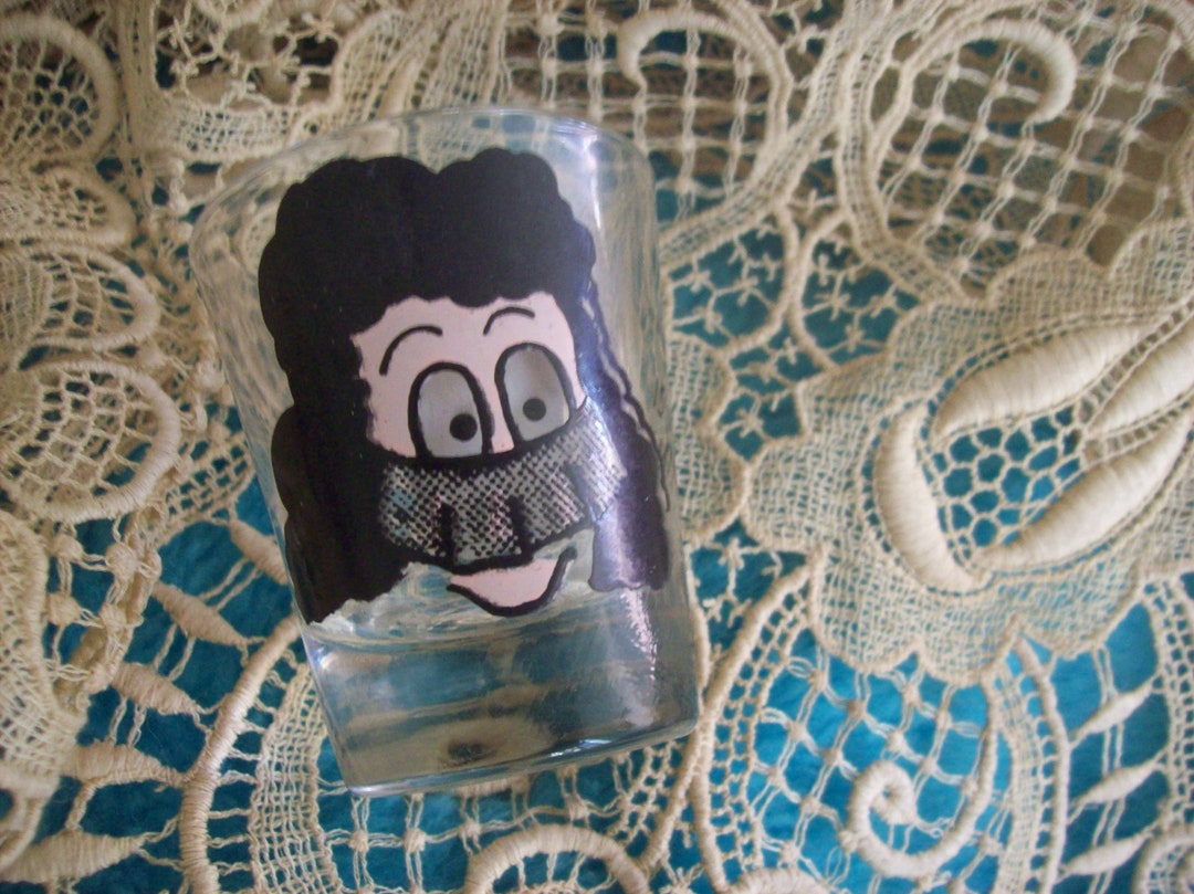 Vintage Shot Glass/ Lady With Google Eyes/ One is My Limit/ Novelty ...