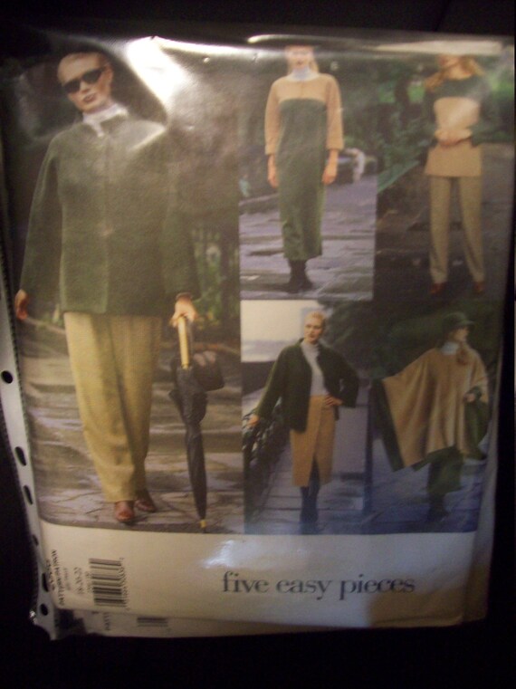Uncut Vogue 2366 Pattern/ Cape / Jacket/ Dress/ Top/ Skirt/ - Etsy