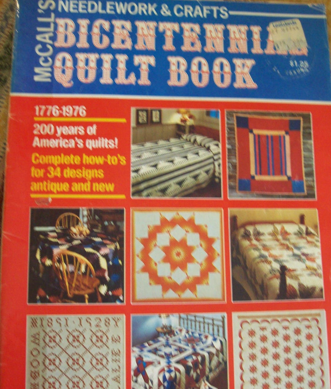 Mccall's Needlework & Crafts Bicentennial Quilt Book-1976-1996-200 ...