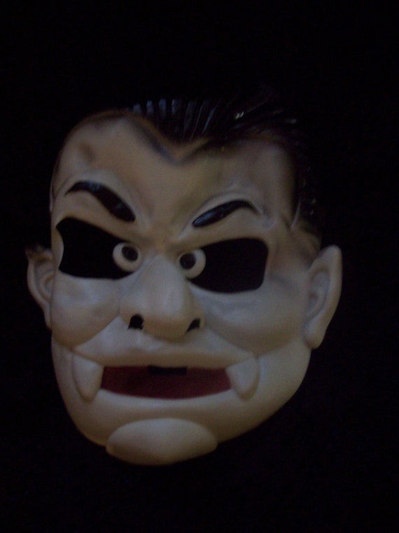 Dracula Mask/ Halloween/ Costume Mask/ Vintage Theater | Etsy