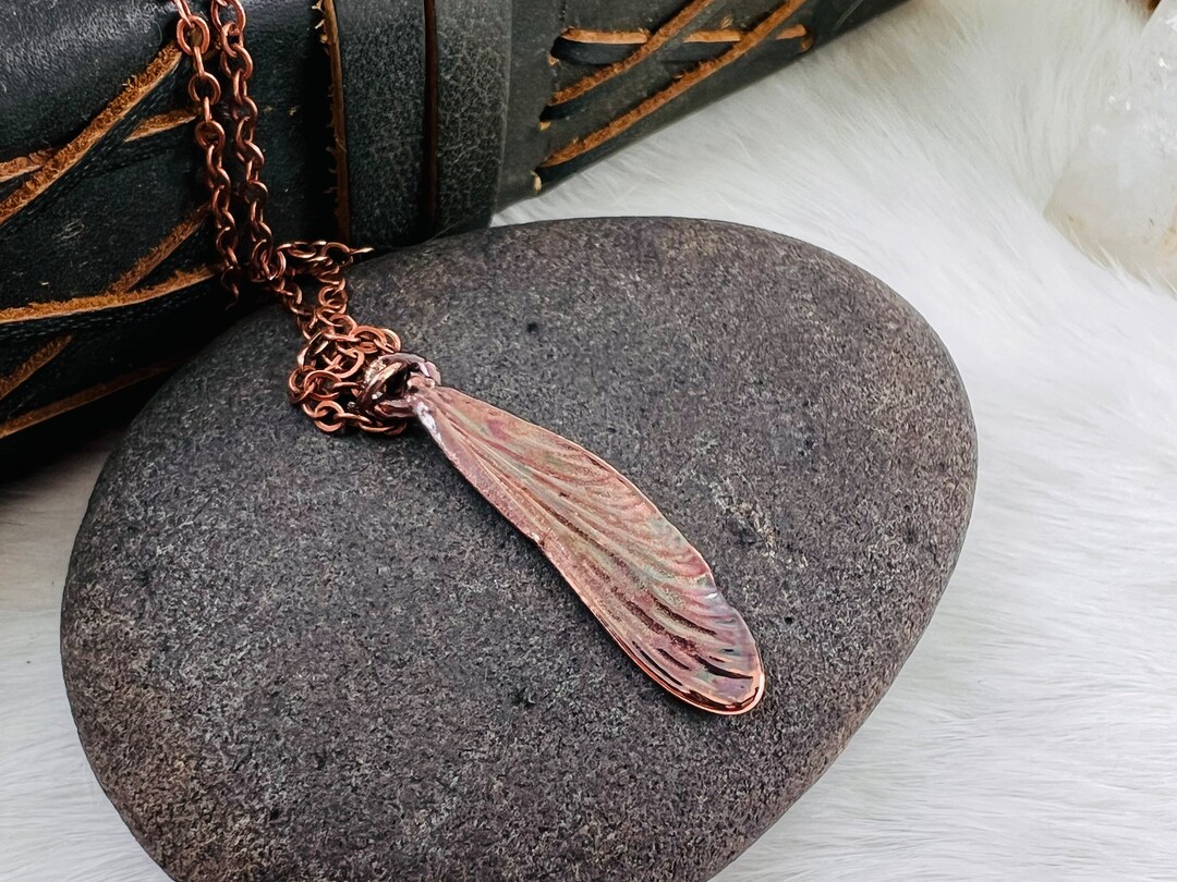 REAL DRAGONFLY WING - Mini Single Dragonfly Wing Pendant, Preserved, Electroformed, Dragonflies ...