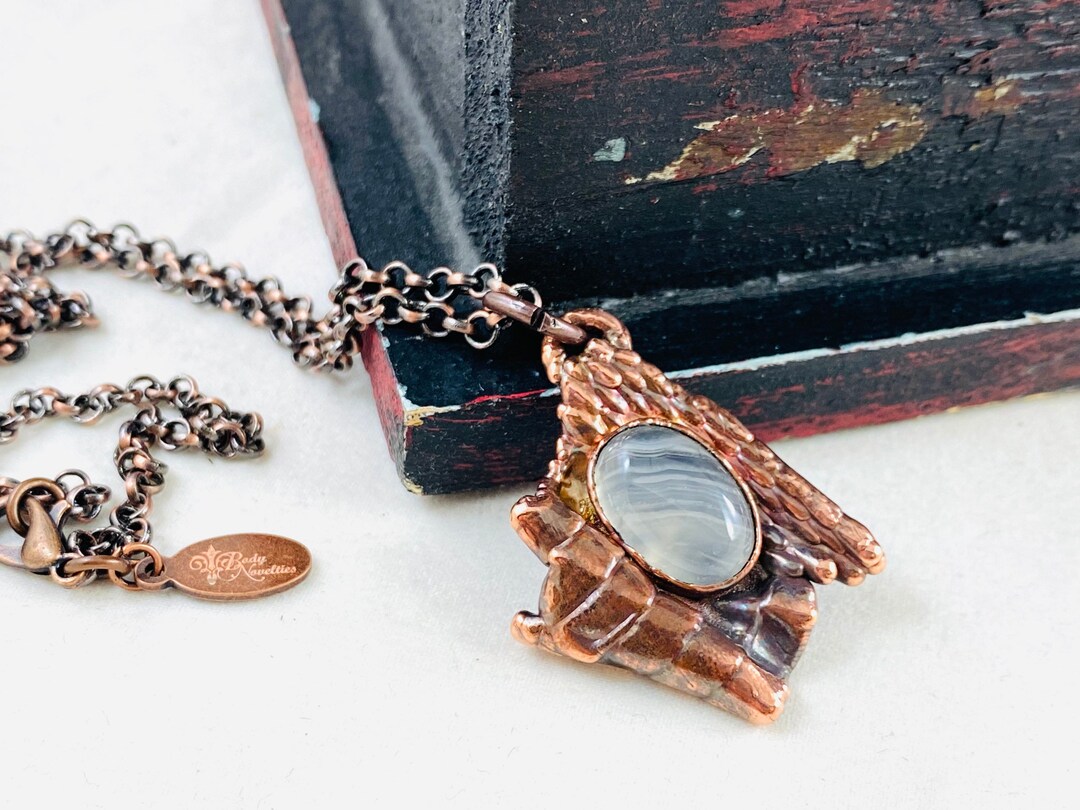 REAL Snake Skin With Agate, Organic, Snake Jewelry, Agate Gemstone ...