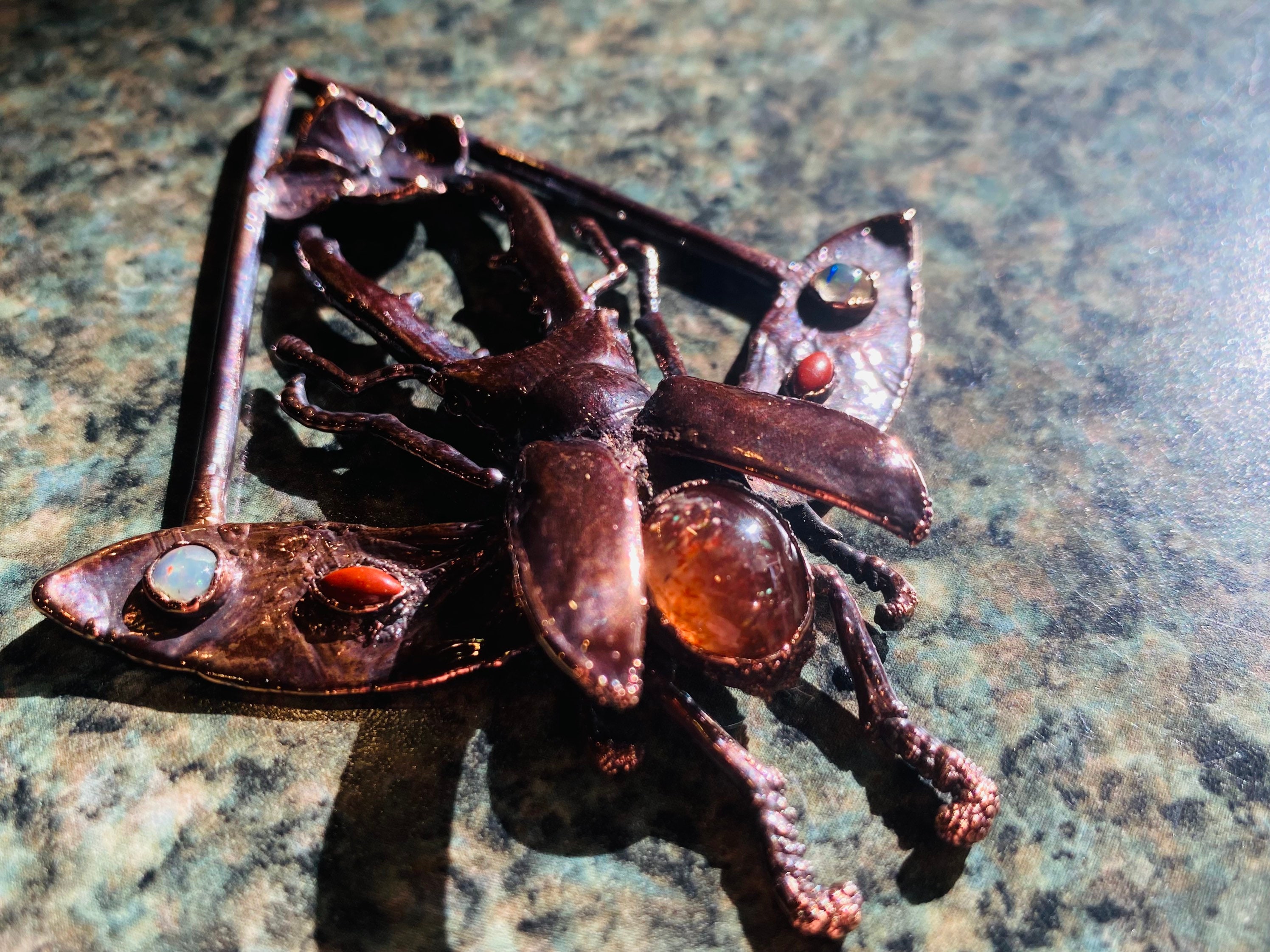 Real Full Beetle Beetle Jewelry Electroformed Jewelry Bug - Etsy