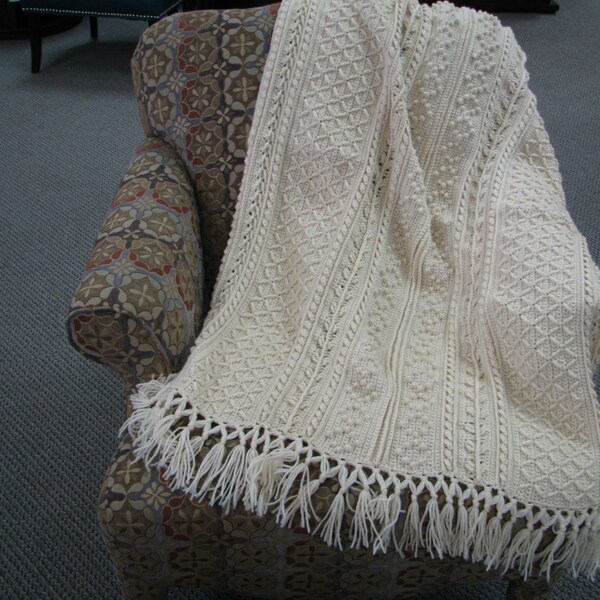 Aran Afghan - Etsy