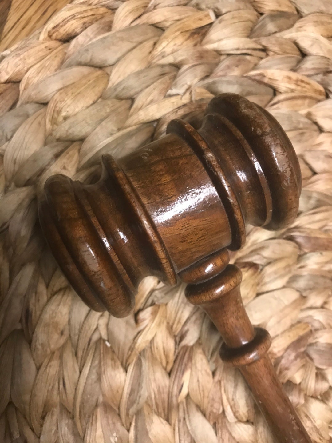 Vintage Hardwood Wooden Gavel Traditional Style in Nice Used - Etsy