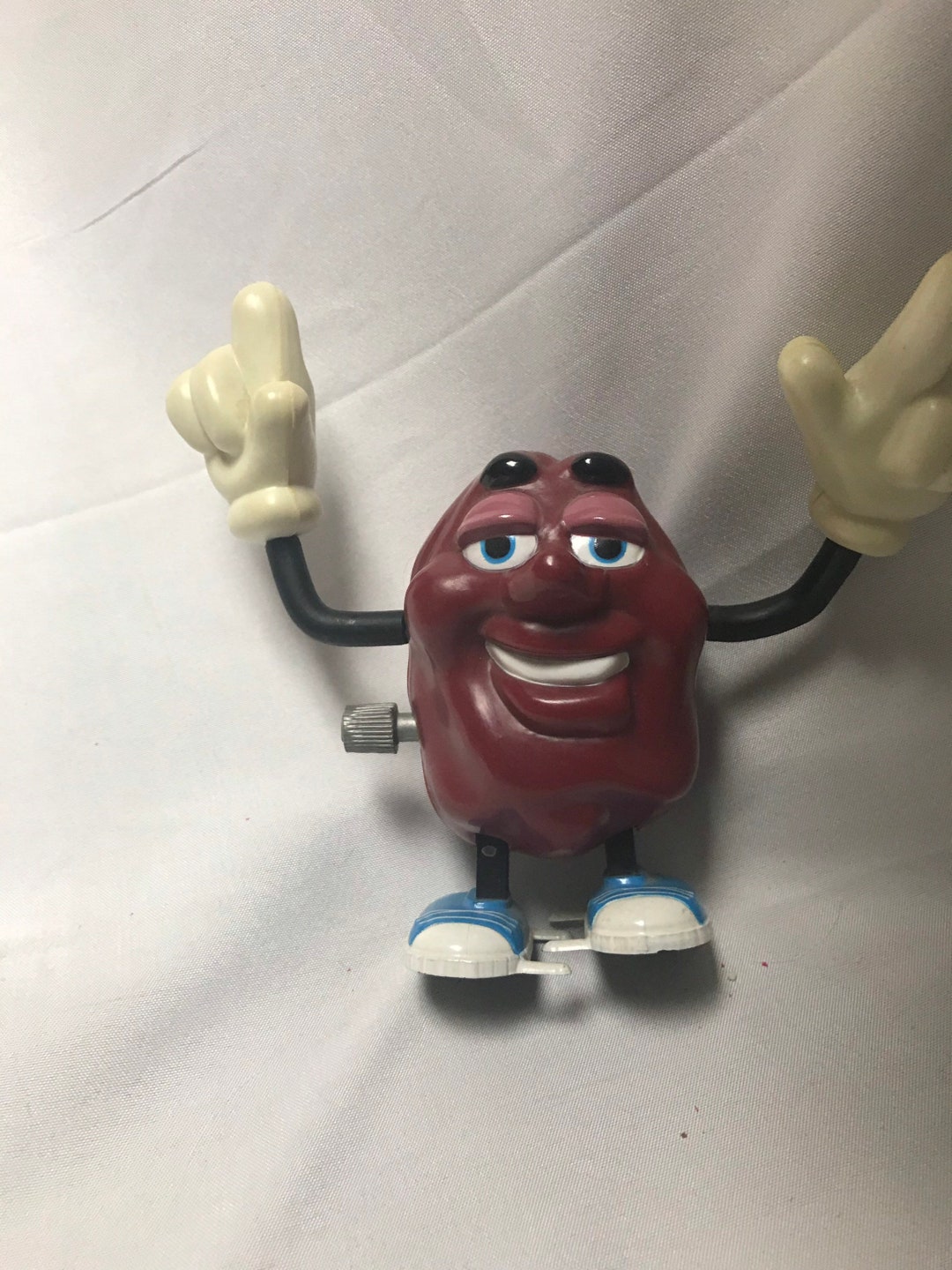 Vintage California Raisin Man White Knob Windup Walker 1988 - Etsy