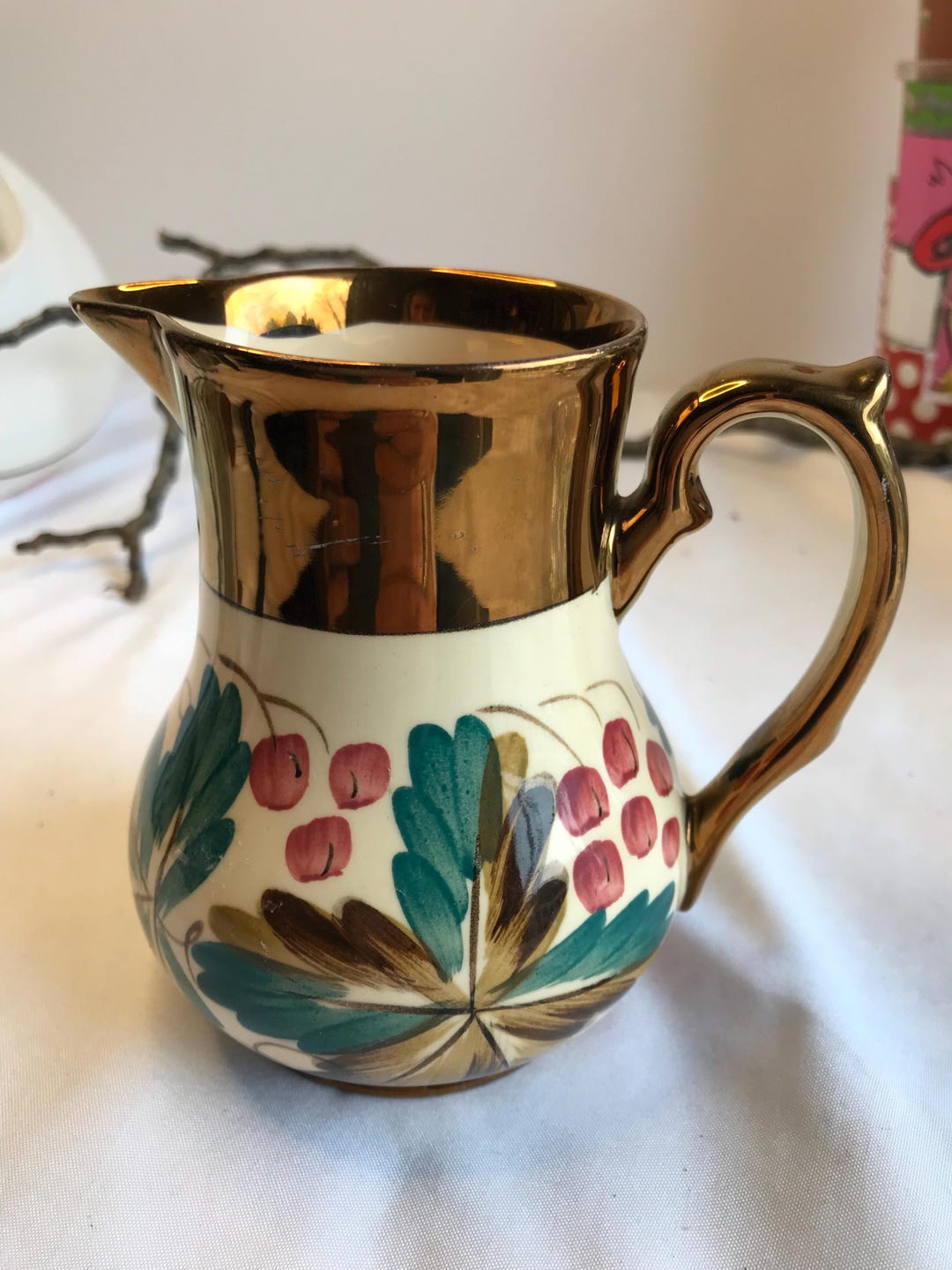 Wade Pitcher Lusterware Harvest Pattern Luster Ware Made in England - Etsy