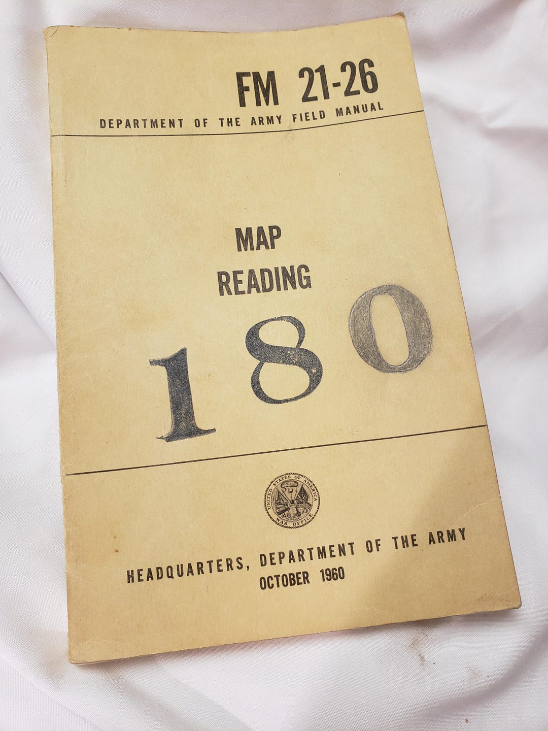 1960 Army Map Reading Manual Field Manual - Etsy