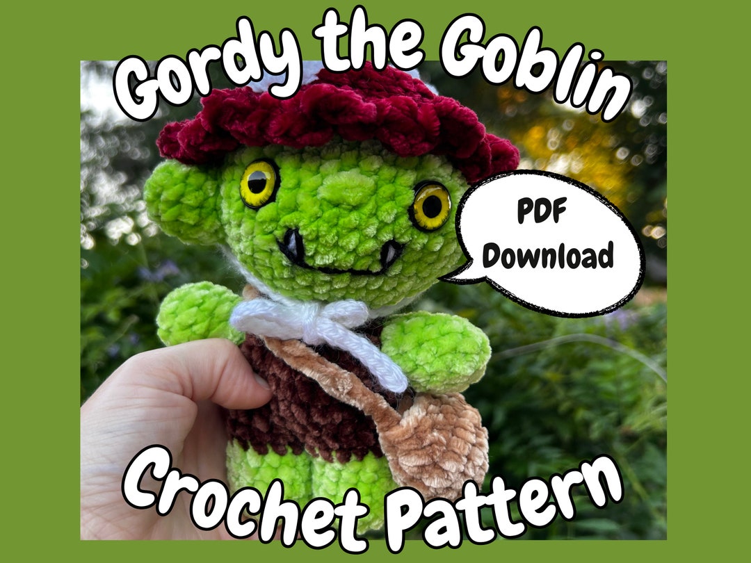 Crochet Goblin Pattern - PDF Download - Amigurumi Goblin Pattern - Etsy