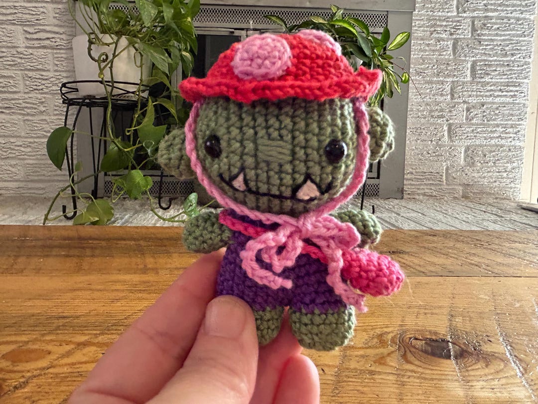 Crochet Goblin Stuffed Animal— Goblin Plushies— Handmade Green Goblin ...