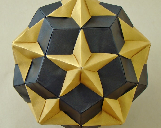 Origami Diagrams - Compound of Dodecahedron and Great Dodecahedron - Etsy