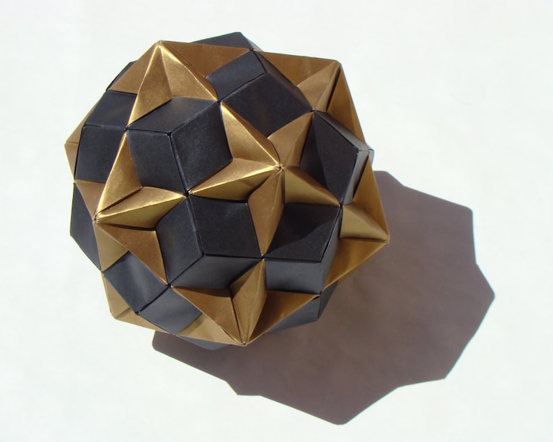Origami Diagrams - Compound of Dodecahedron and Great Dodecahedron - Etsy