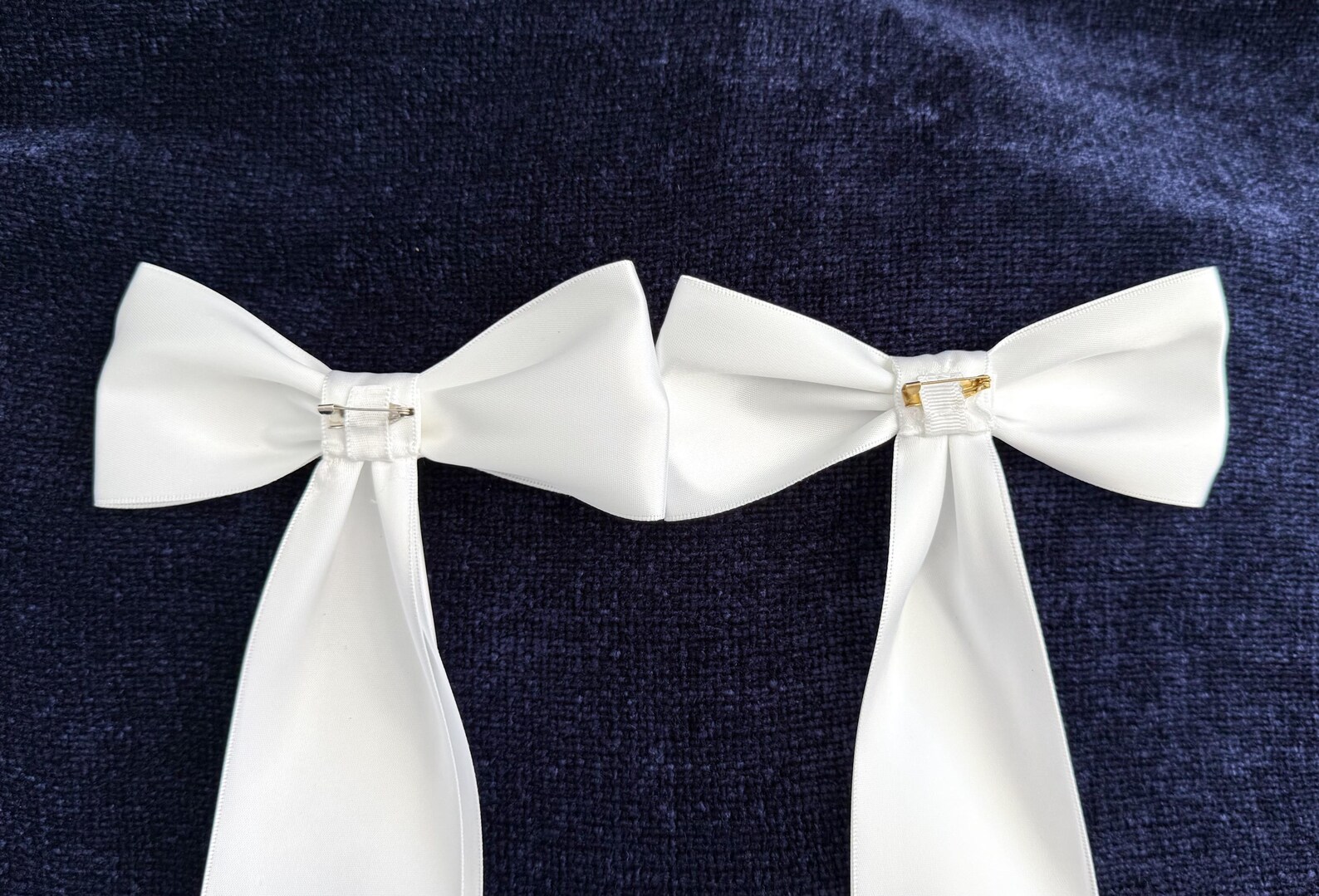 First Communion Arm Bow White Ribbon With Gold Cross - Etsy