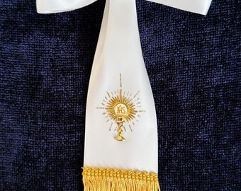 First Communion Arm Bow Chalice White Boy - Etsy