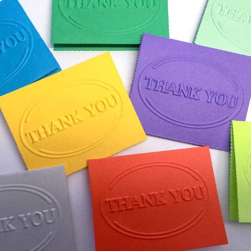 Thank You Card Mini - Etsy