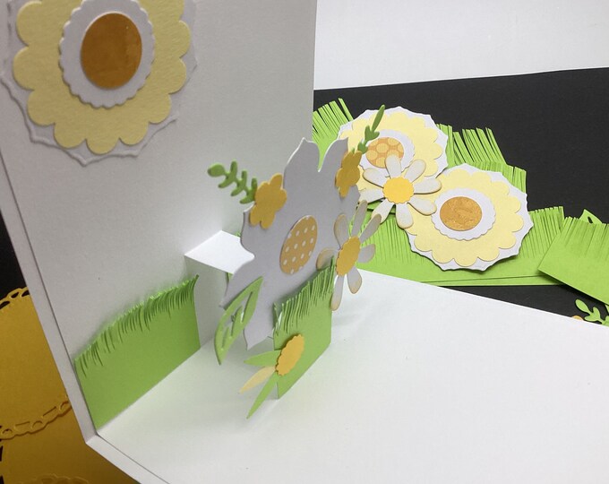 DIY Set of Pop up Cards - Bright Sunny Card Kit - Make Your Own Cards ...