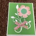 Large Flower Cards Set of 7 Notecards Flowers With Bows Stationary ...