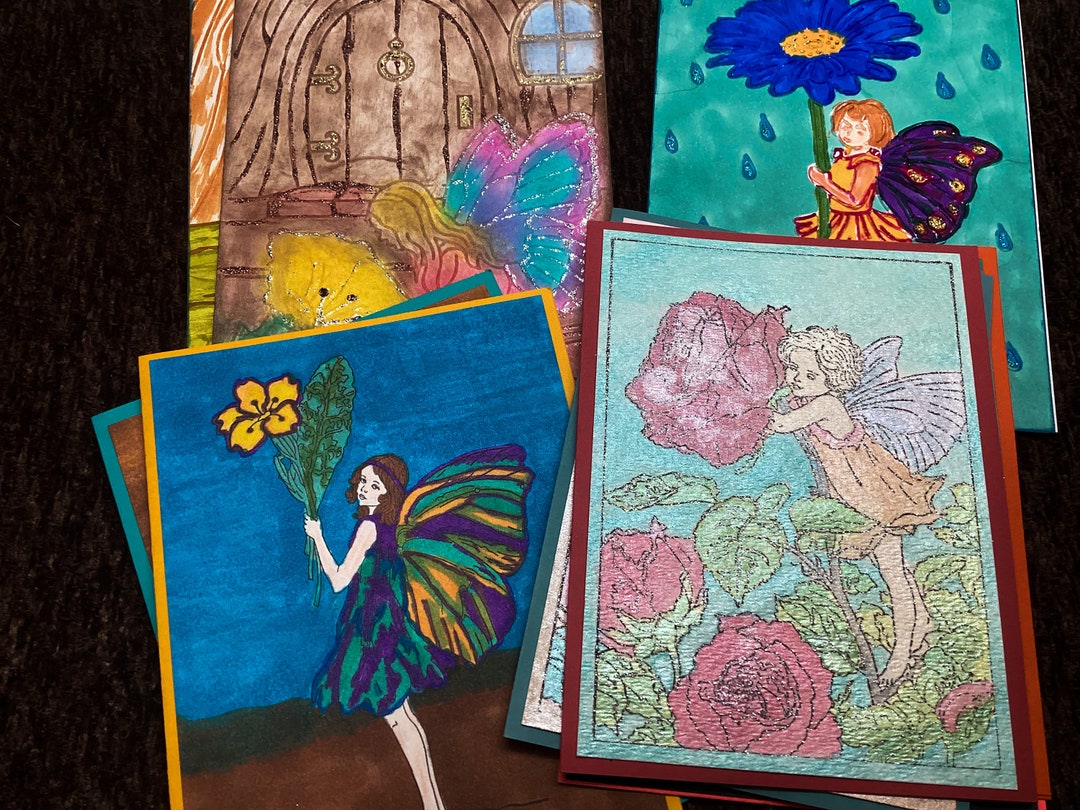 Fairy Stationary Set of 12 Fabulous Fairy Note Cards for Any Occasion ...