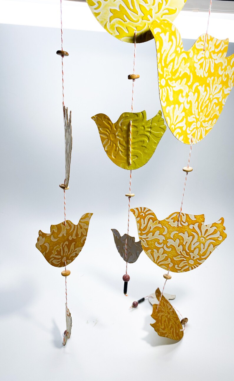 Rustic Birds Mobile Set of 3 Matryoshka Birds Vertical - Etsy