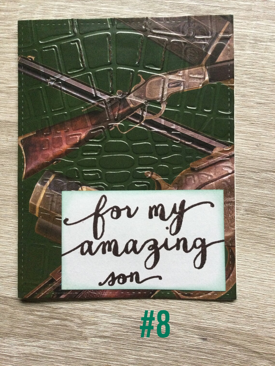 Gun Cards for Amazing Husband Son Friend Brother Rifle | Etsy