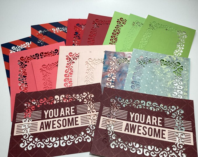 Embossed Card Fronts 15 Diy Card Mats Filigree Card Fronts DIY Card Die ...