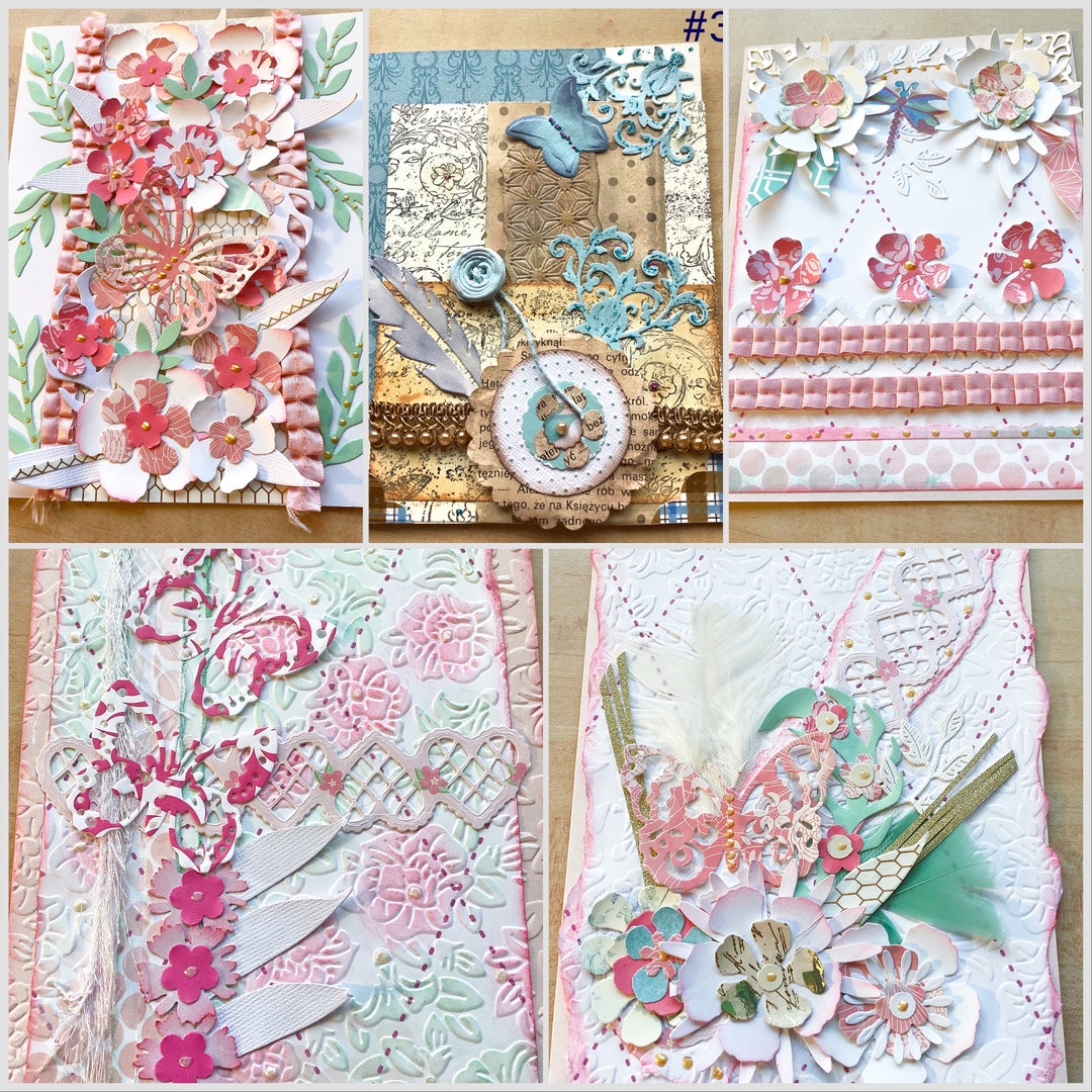 Elegant Cards, Floral Collages, Paper Art, Congratulation, Engagement ...