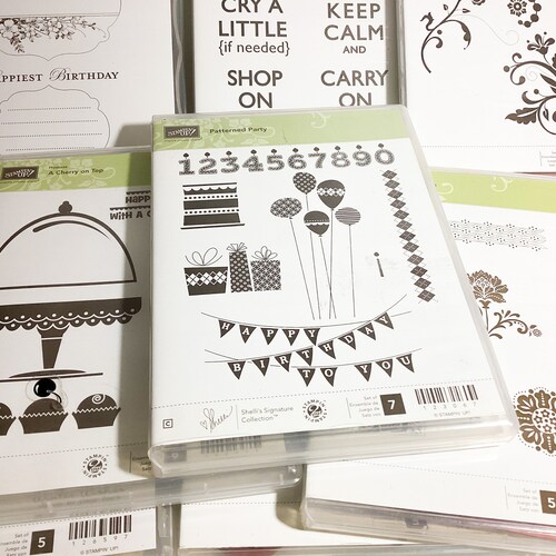 Stampin' Up RETIRED Cling Stamp Sets 2022 - Etsy