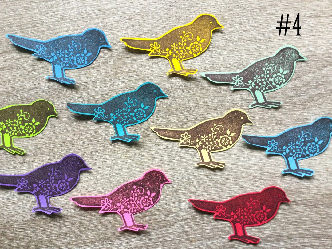 Bird Embellishments for Scrapbooking Card Making DIY Paper Crafts Junk ...