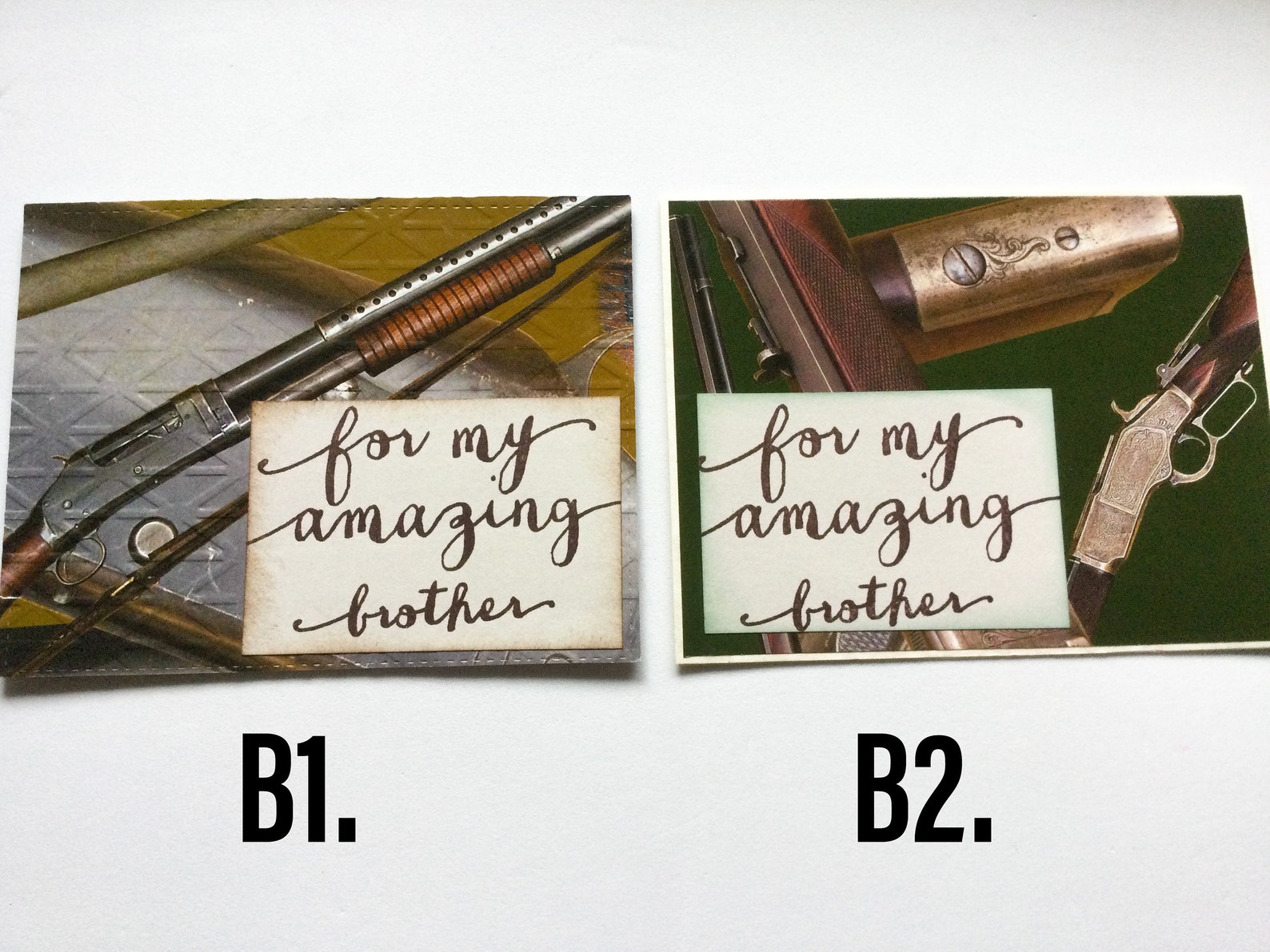Gun Cards for Amazing Husband Son Friend Brother Rifle - Etsy