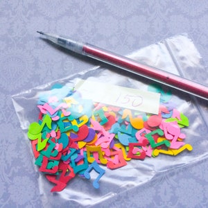 Music Notes Confetti Pastel Confetti Musical Instruments Confetti Table ...