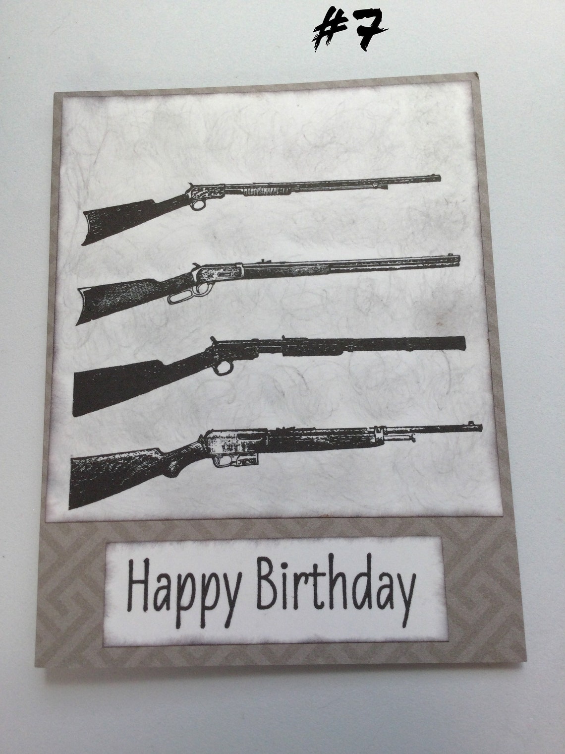 Gun Cards for Amazing Husband Son Friend Brother Rifle - Etsy