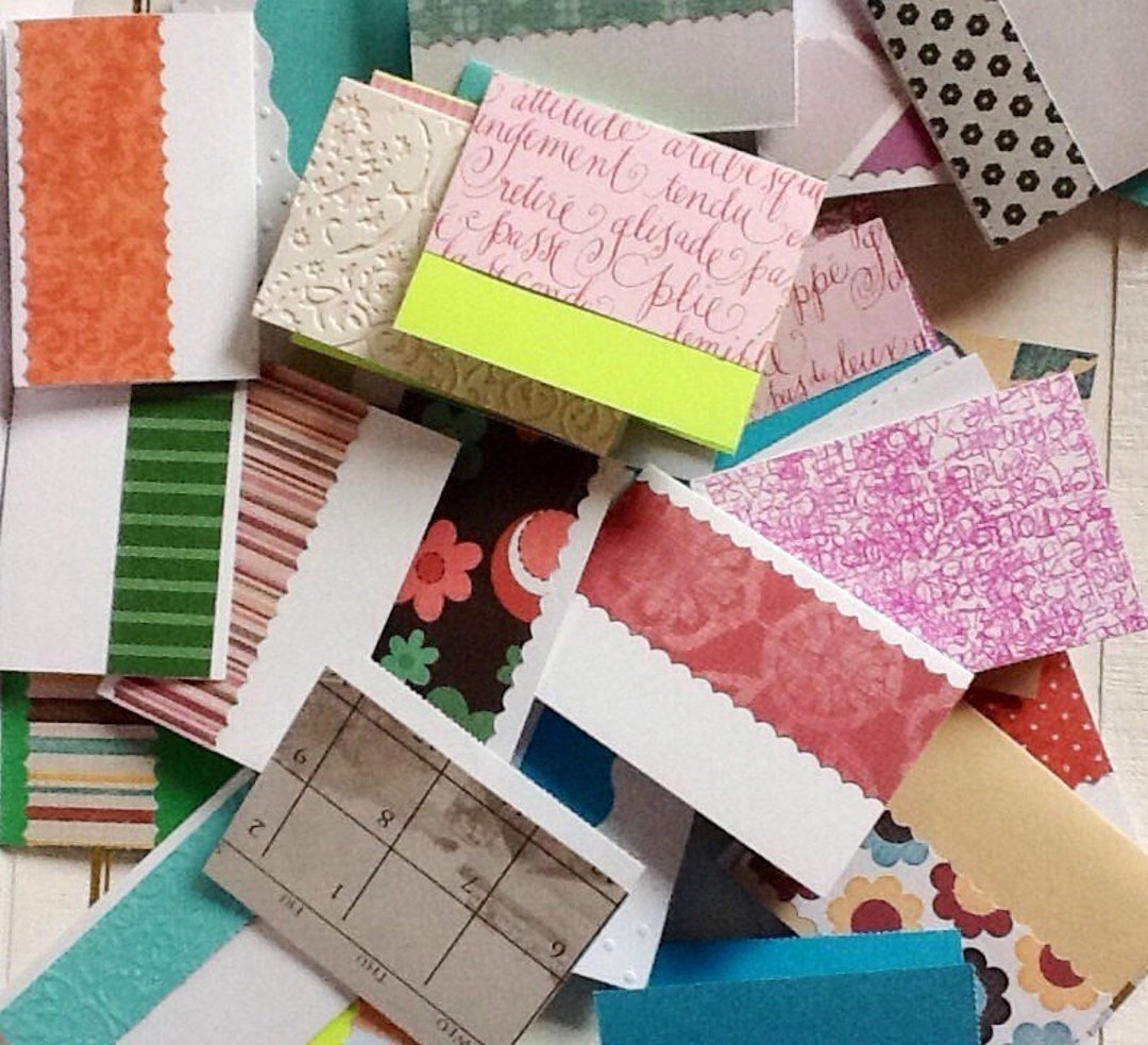 30 Assorted Mini Note Cards 2 X 3 Love Notes Lunch Box Messages Small ...