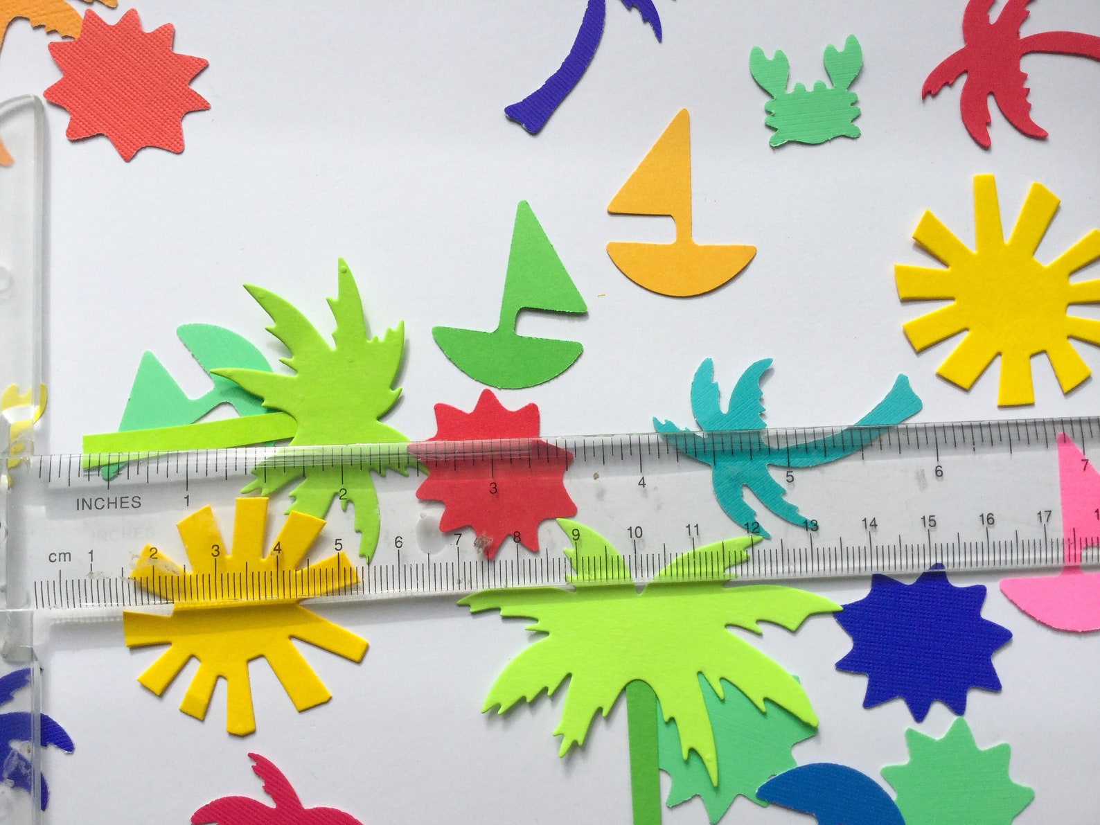 Bright Summer Confetti Beach Theme Confetti Colorful | Etsy