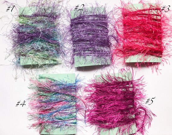 10 Ft Eyelash Yarn Pretty Trim Craft Thread | Etsy
