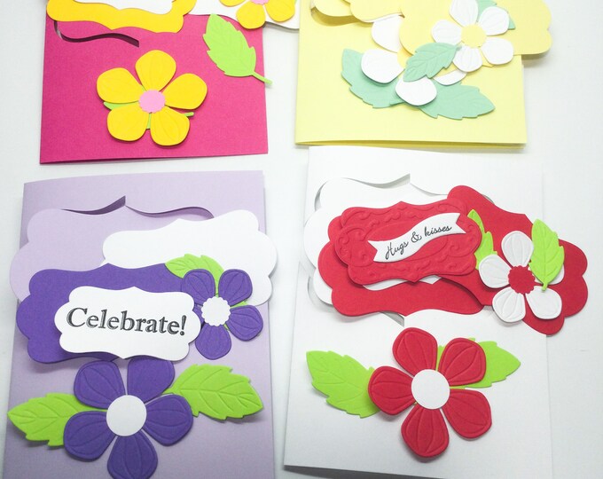 DIY Flip Cards Kit - Set of 5 - Make Your Own Cards Kit - Easy Cards ...