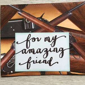Gun Cards for Amazing Husband, Son, Friend, Brother, Rifle, Father’s ...