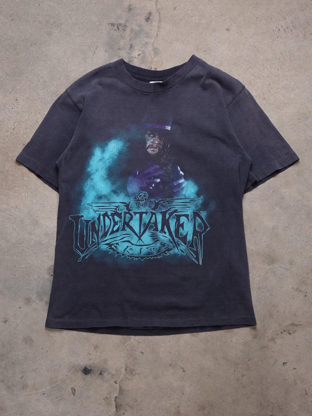 1990s - WWF Undertaker Wrestling Graphic T-shirt | Streetwear | Retro ...